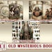 Old Mysterious Book Junk Journal Pages Addon,wizards Fantasy Printables ...
