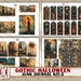 Vintage Gothic Halloween Junk Journal Kit-2,ephemera Printables Digital ...