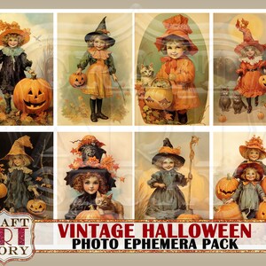 Vintage Halloween Ephemera Pack, Printable Old Halloween Ephemera - Etsy