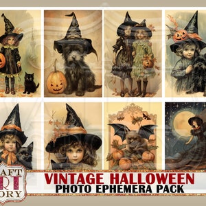 Vintage Halloween Ephemera Pack, Printable Old Halloween Ephemera - Etsy