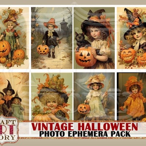 Vintage Halloween Ephemera Pack, Printable Old Halloween Ephemera - Etsy