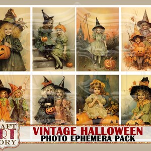 Vintage Halloween Ephemera Pack, Printable Old Halloween Ephemera - Etsy