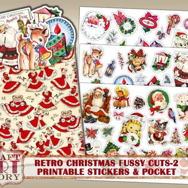 Printable Fussy Cut Stickers Etsy