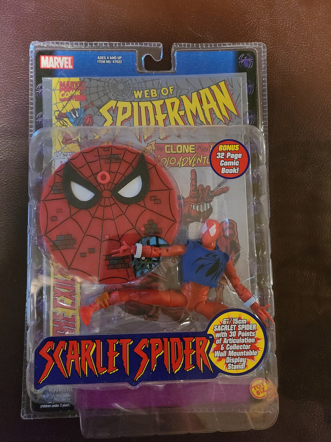 Spiderman Classics 2001 SCARLET SPIDER Web of Spider-man Toy Biz - Etsy