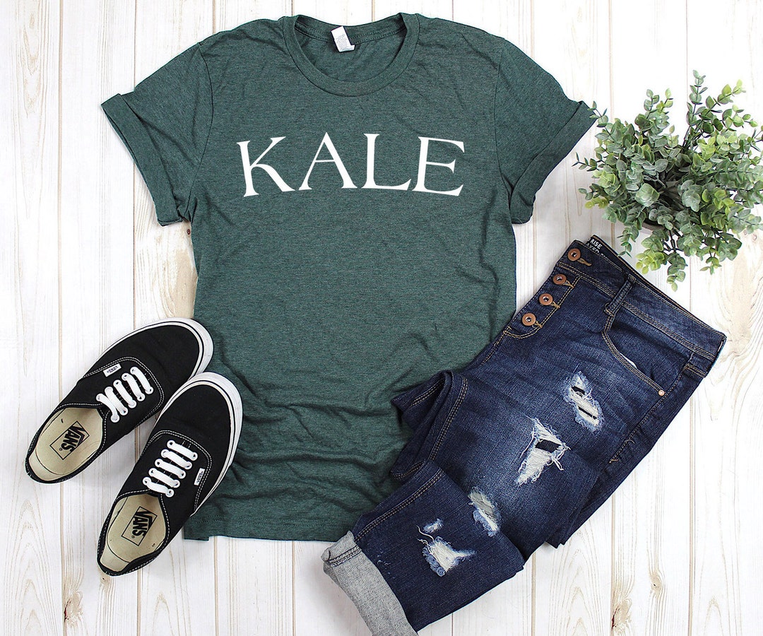 Kale Shirt - Kale University T-shirt -vegan Tee - Kale Tshirt - Eco ...
