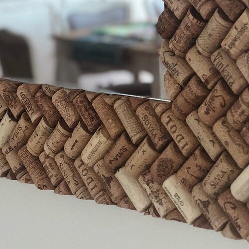 Mirror Made From Original Corks | Etsy