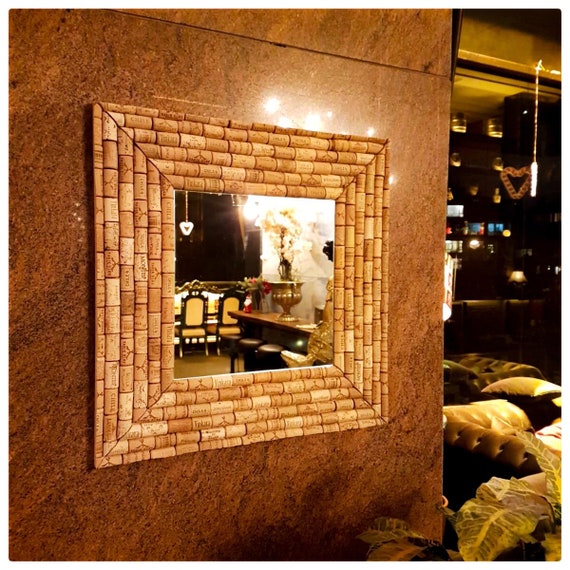 Frame Mirror Made With Original Corks - Etsy UK