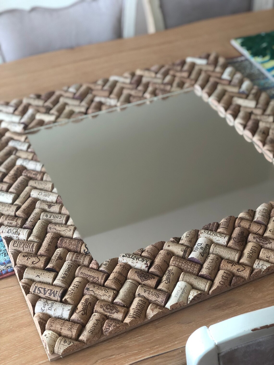 Mirror Made From Original Corks - Etsy