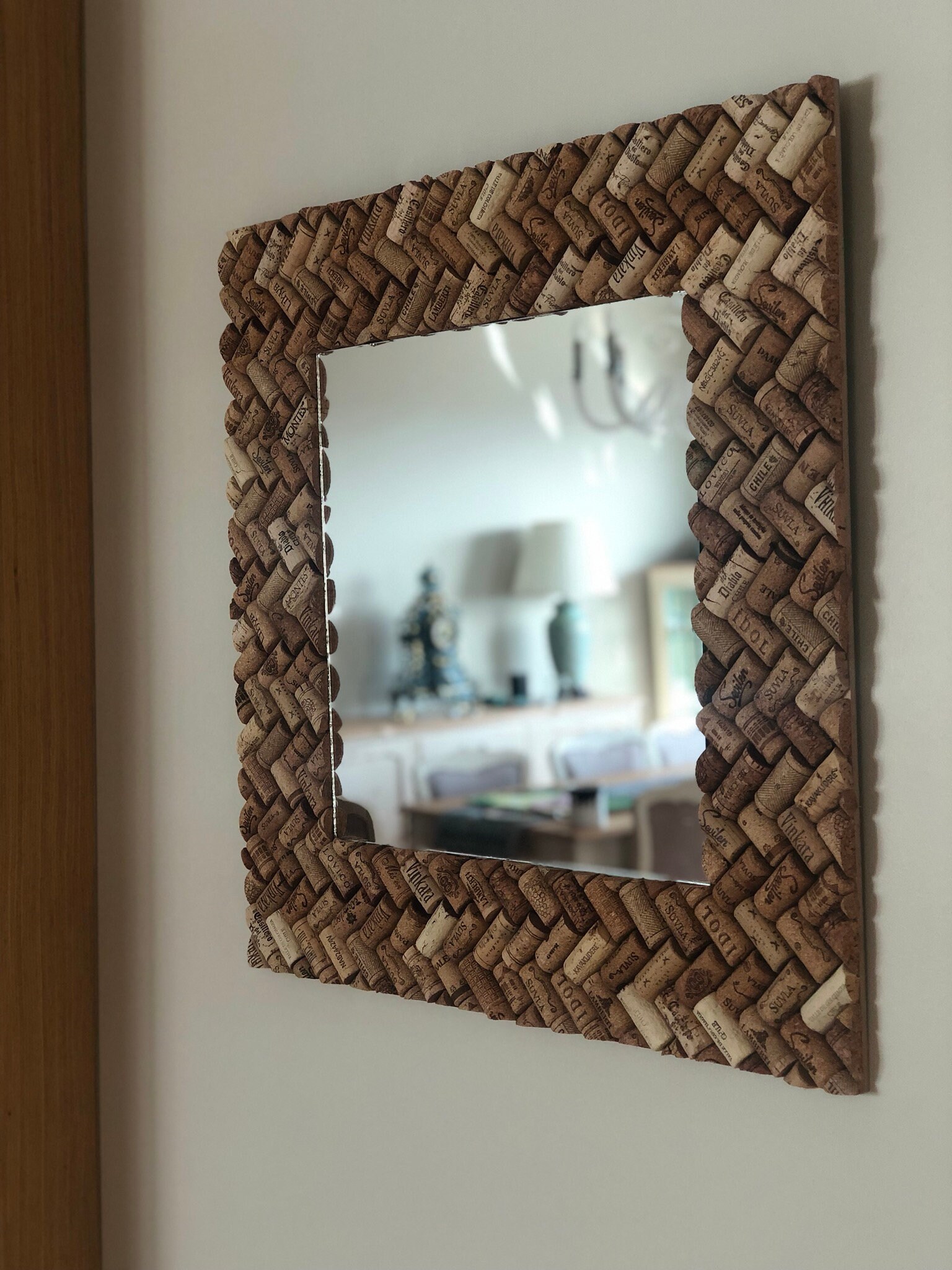 Mirror Made From Original Corks - Etsy