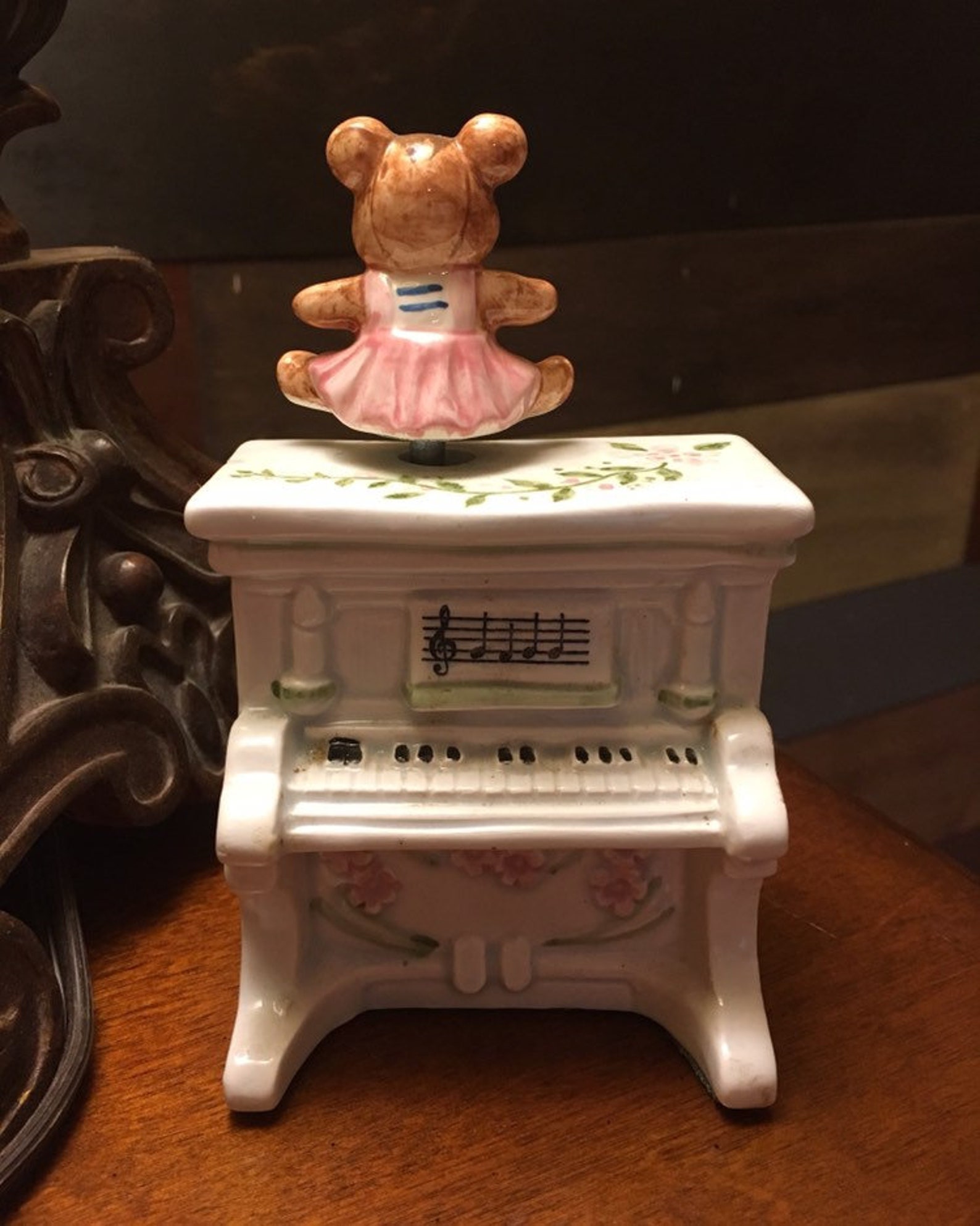 Schmid Vintage Bear Music Box - Etsy