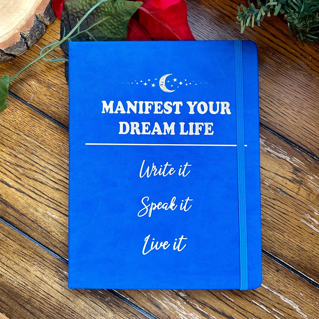 Manifestation Lined Blank Journal for Self-development - Etsy