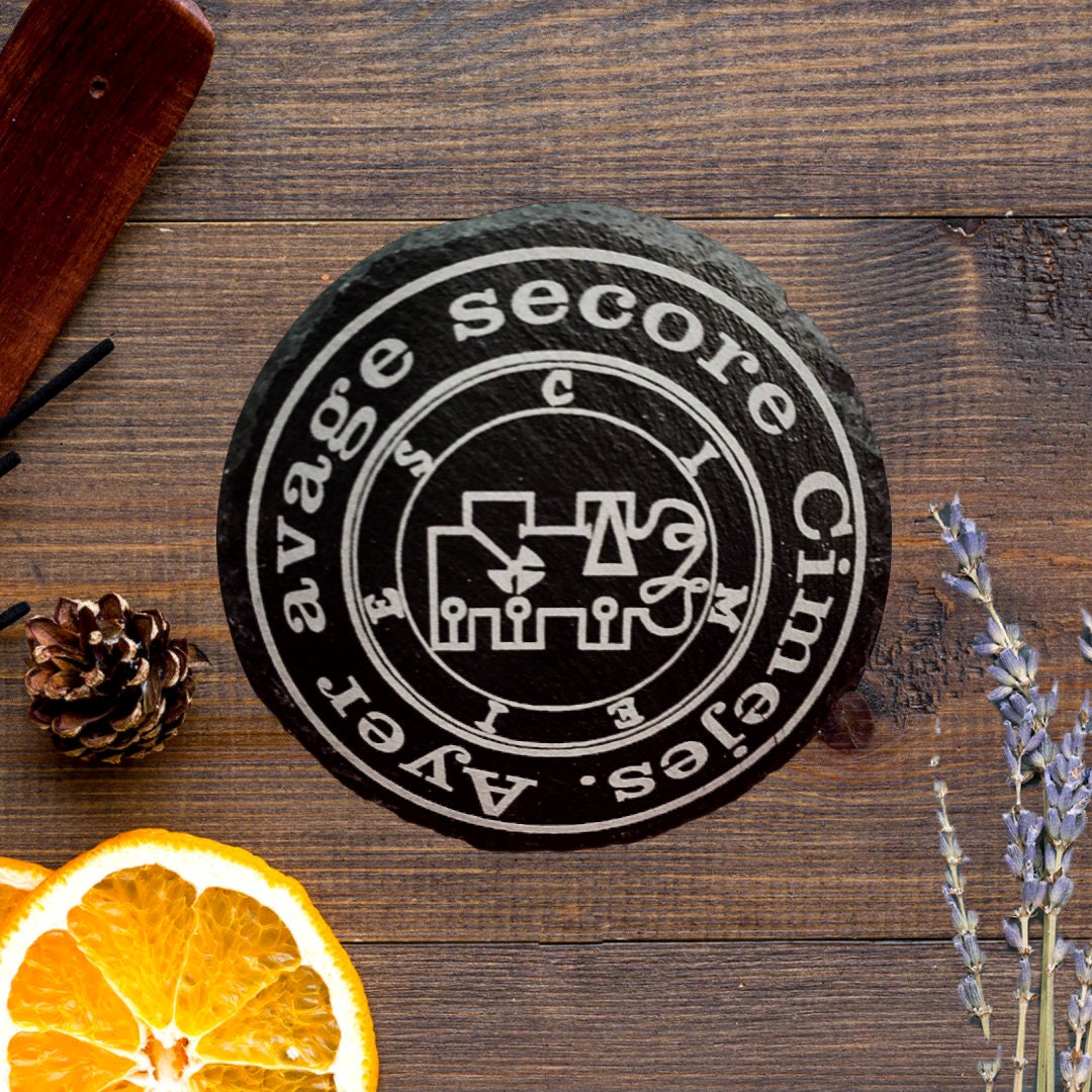 Cimejes Altar Tool Cimejes Slate Altar Tile Deamon Altar - Etsy