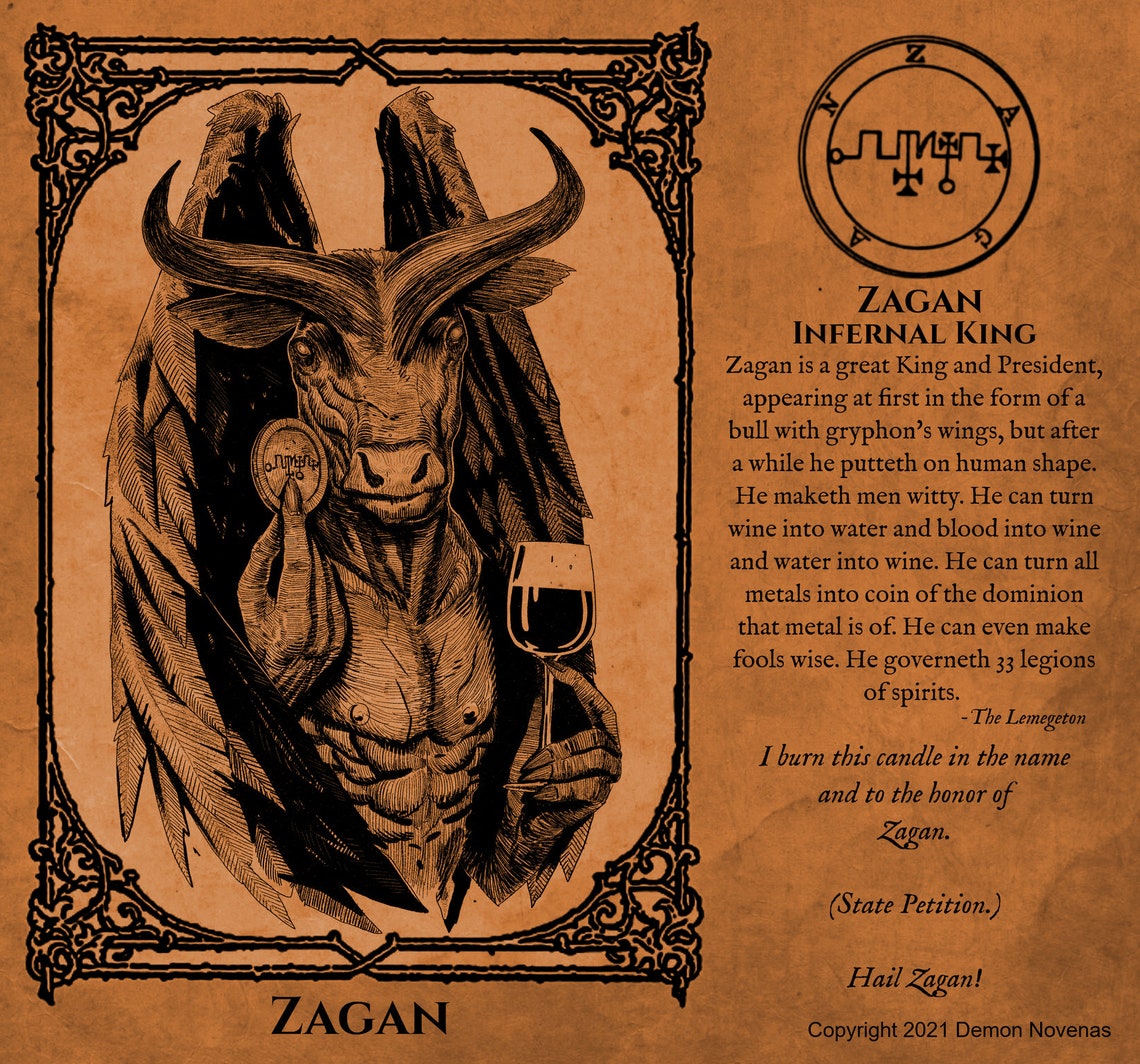 Zagan 110hr Demon Novenas | Etsy