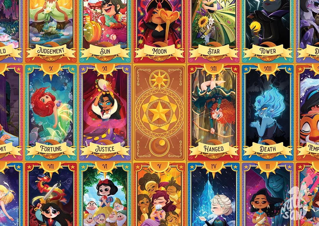 Disney the Tarot Deck version 1 Princesses and Villainess Major Arcana ...