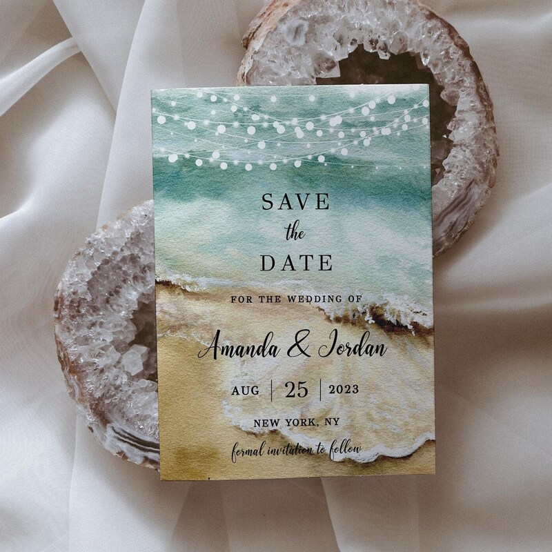 Save the Date Beach - Etsy