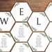 Hexagon Seating Chart Template, Wedding Seating Chart Geometric ...