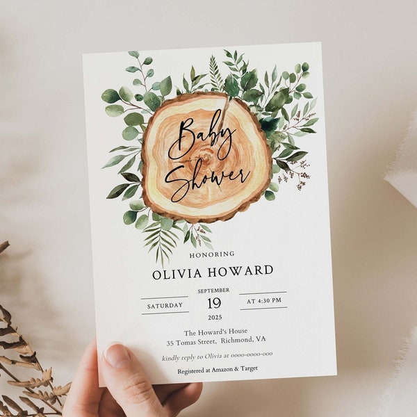 Rustic Baby Shower - Etsy