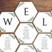 Hexagon Seating Chart Template, Wedding Seating Chart Geometric ...