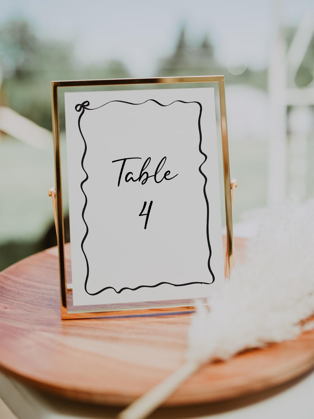 Any Colors, Table Number Sign, Reception Sign, Wedding Table Number ...