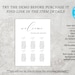 Wedding Seating Chart 6 Tables, Small Wedding Seating Chart Board ...