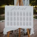 Wedding Seating Chart 24 Tables, Wedding Seating Chart Sign, Seating ...