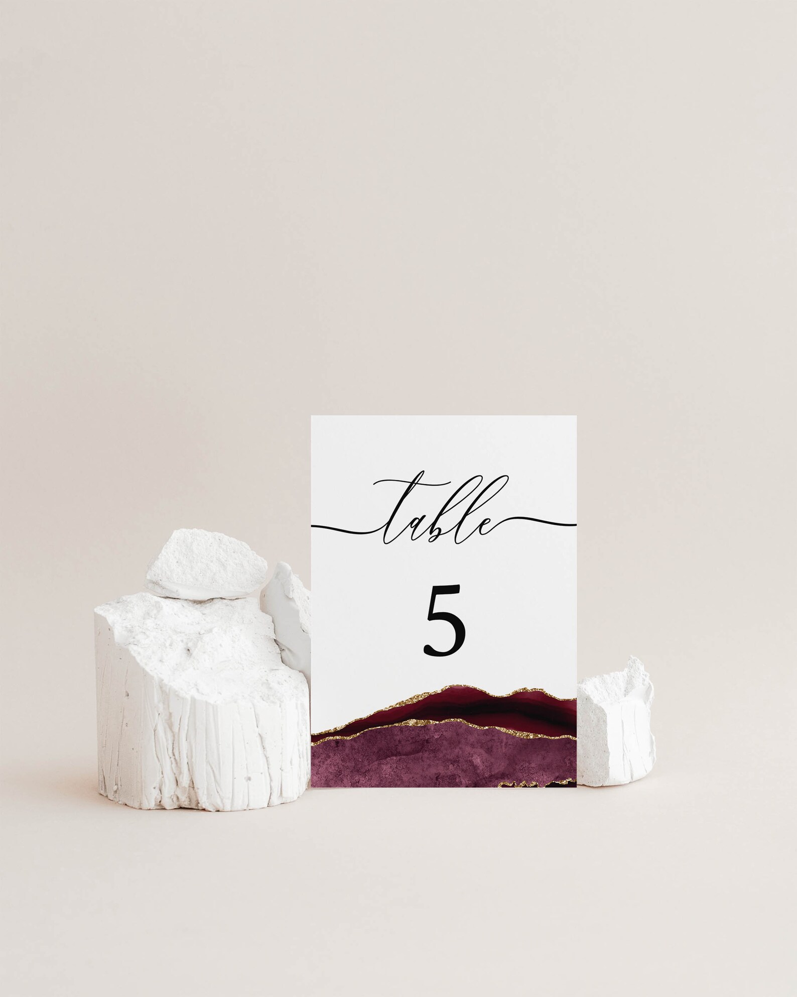 Wedding Table Numbers Template Wedding Table Announcements - Etsy