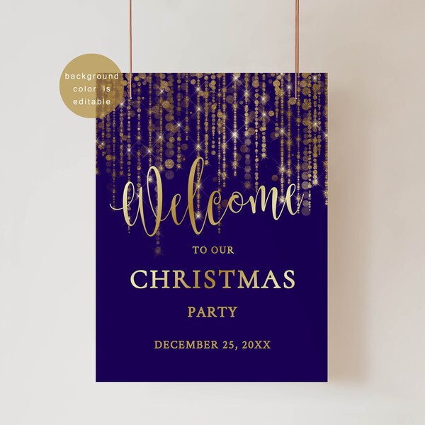 Blue and Gold Party Decorations - Etsy