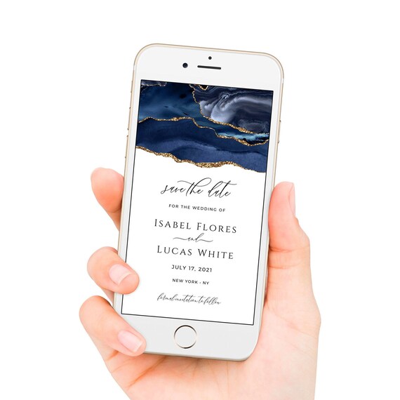 Save the Date Digital Invitation Save the Date Invite Text - Etsy