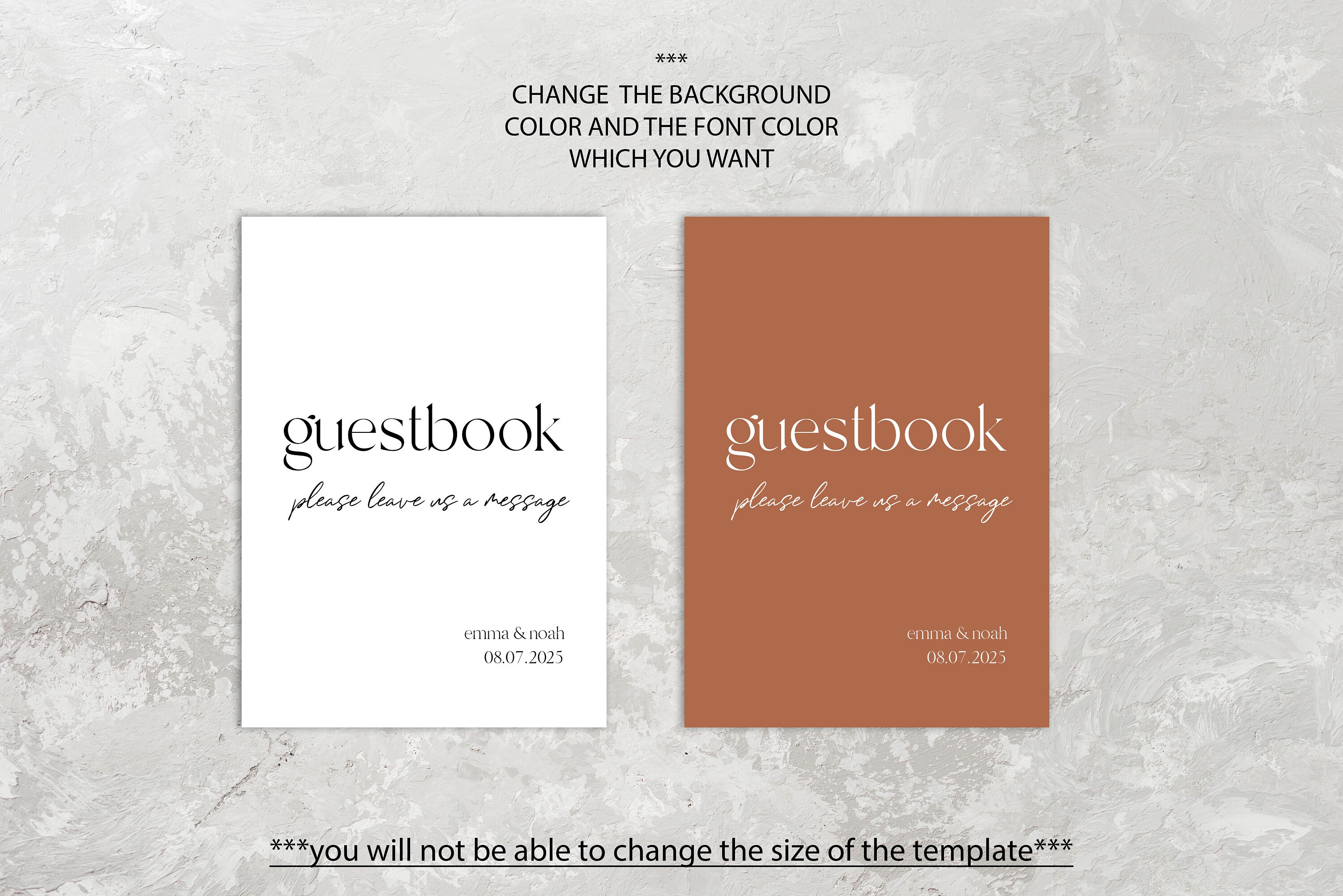 Wedding Guestbook Sign Template Guest Book Printable Sign | Etsy