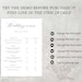 Wedding Menu Selection Card Menu Choice Card (Instant Download) - Etsy