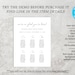 Seating Chart for 6 Tables, Wedding Seating Chart Poster, Seating Chart ...