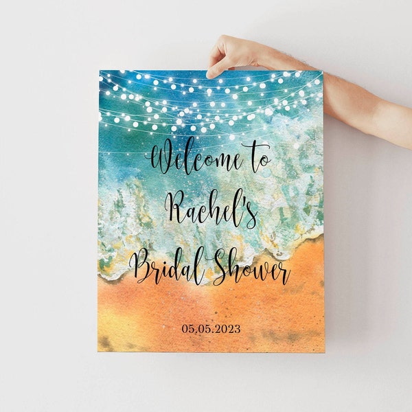 Beach Bridal Shower Signs - Etsy