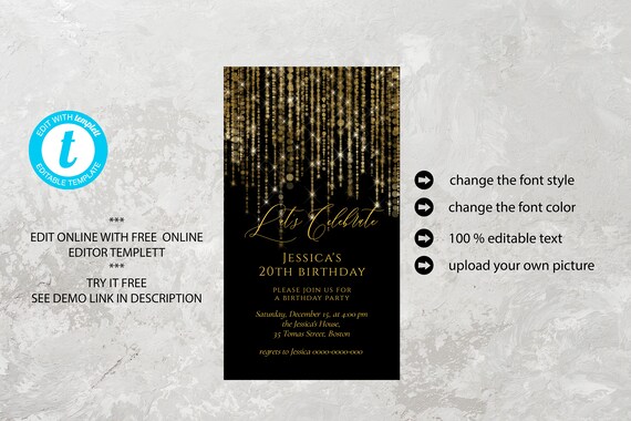 Email Invitation Templates Birthday Party