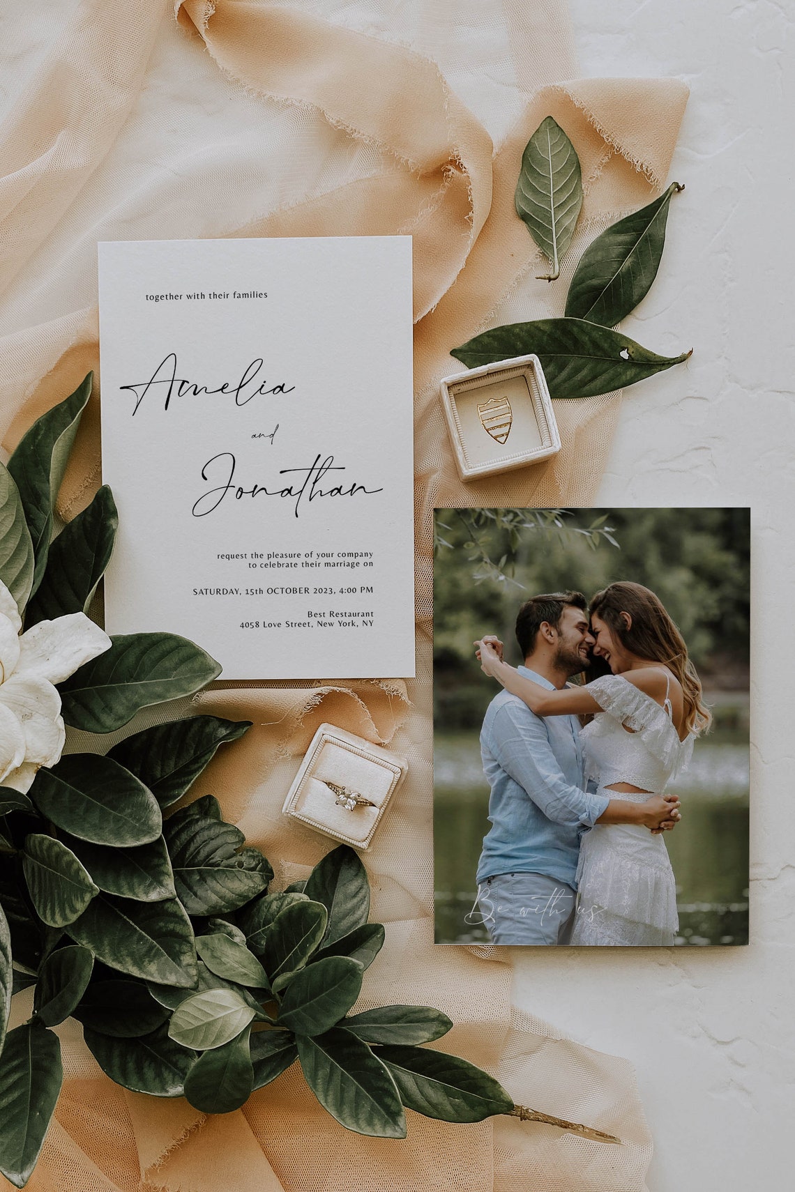 Wedding Invitation QR Code Rsvp Wedding Invitation With Rsvp - Etsy