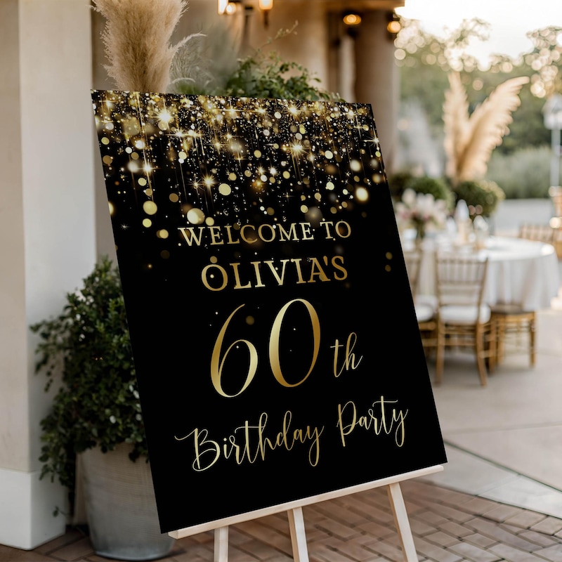 60. geburtstag schild - Etsy.de
