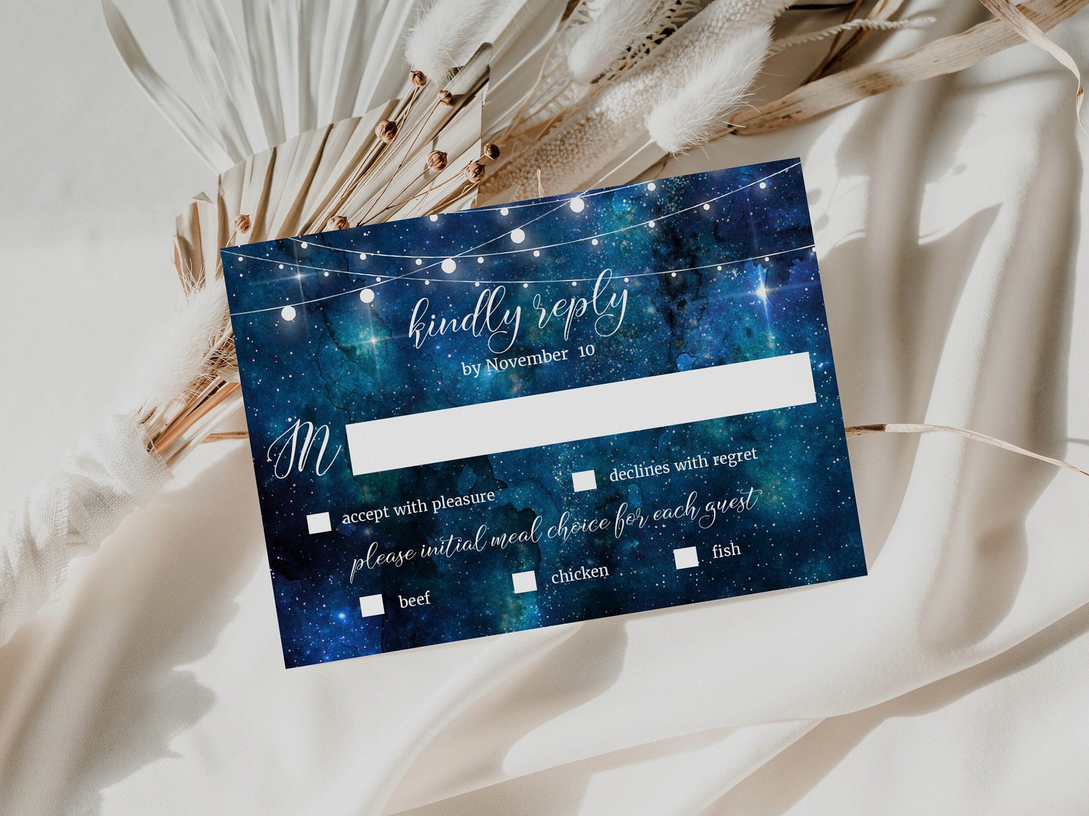 Celestial Wedding Invitation Template Wedding Invitation - Etsy