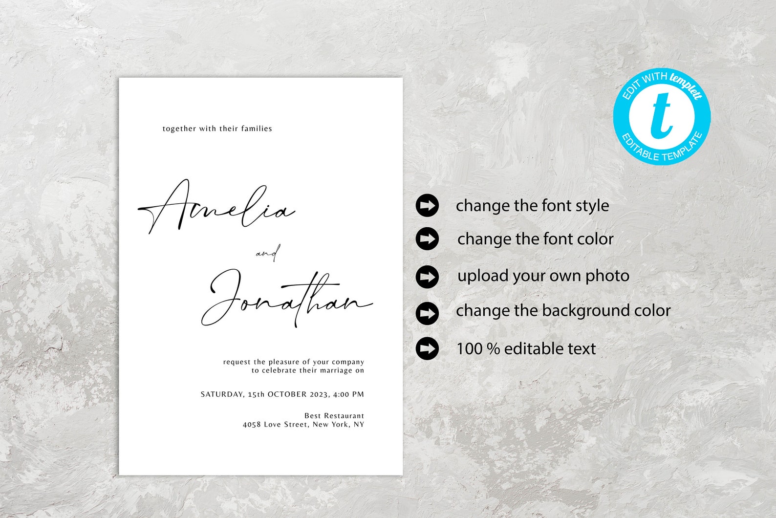 Wedding Invitation QR Code Rsvp Wedding Invitation With Rsvp - Etsy