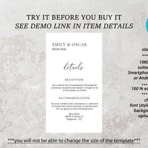 Text Message Wedding Details, Email Wedding Details, Electronic Wedding ...