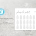 Wedding Seating Chart 24 Tables, Wedding Seating Chart Poster, Seating ...