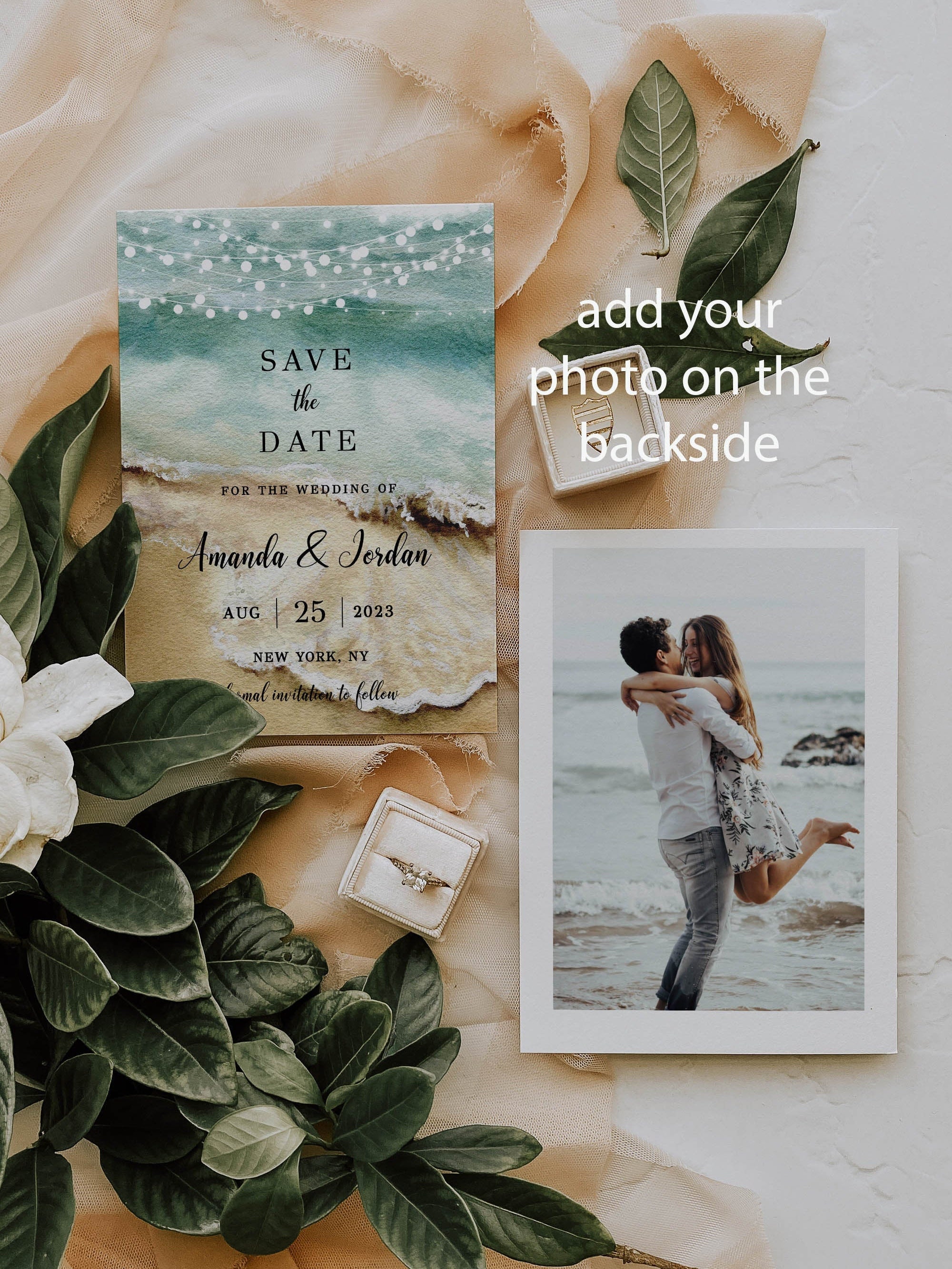 Save the Date Beach Save the Date Jamaica Save the Date - Etsy