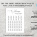 Wedding Seating Chart 36x48, Large Wedding Seating Chart Sign Template ...