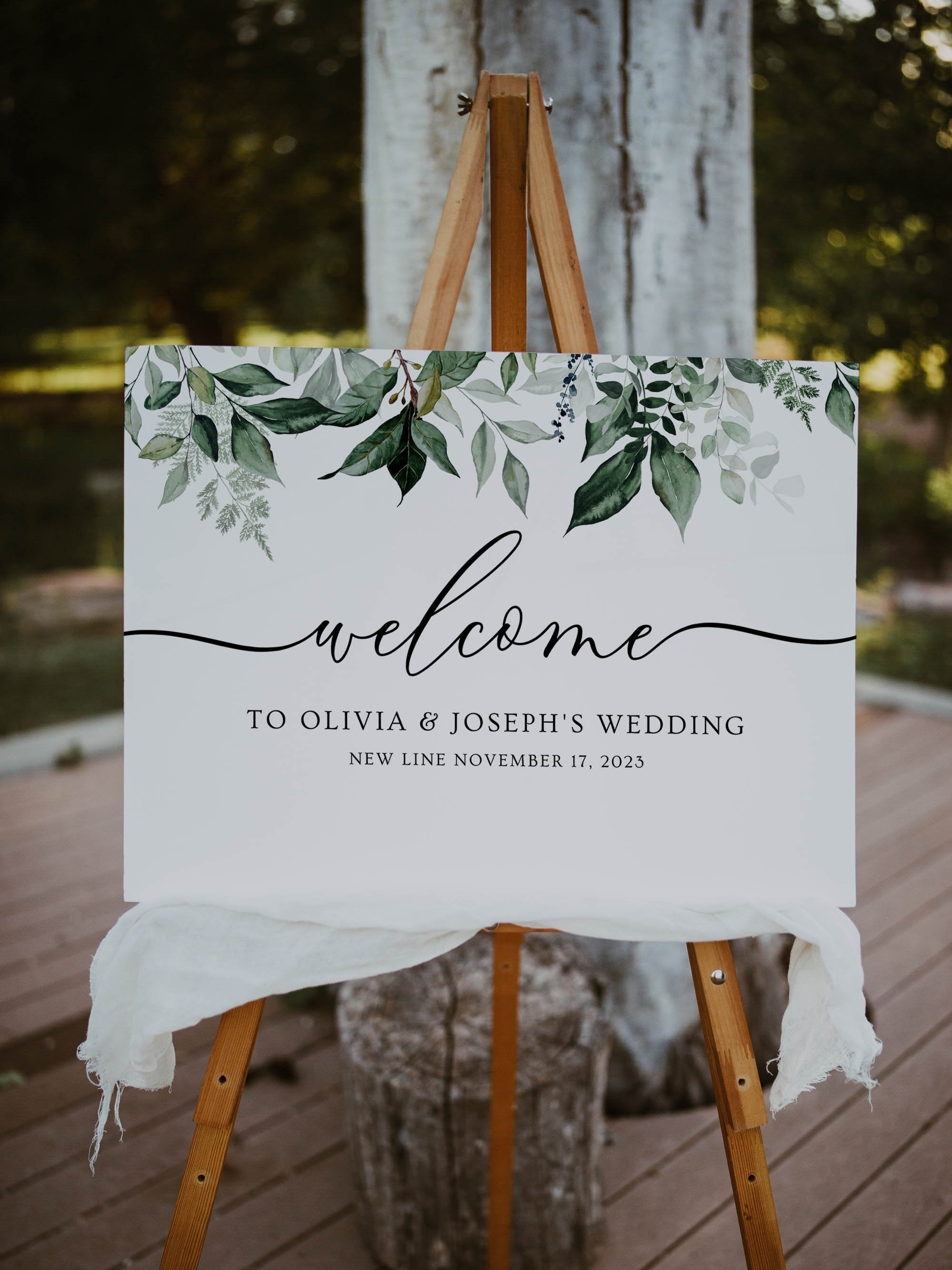 Party Supplies Paper & Party Supplies Digital File Rustic Wedding ...