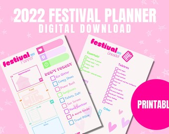 Festival Checklist - Etsy