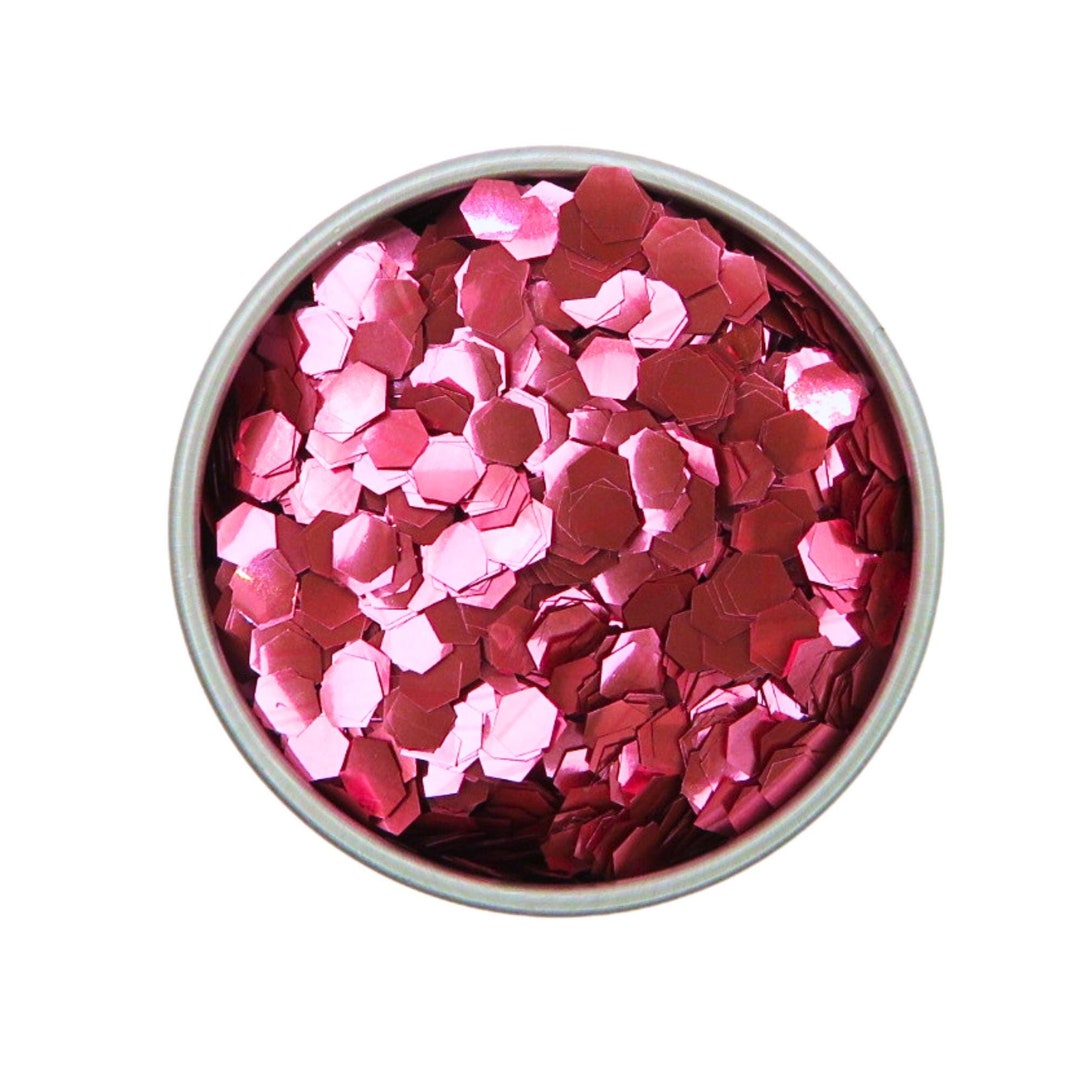 Rose Pink Super Chunky Eco Glitter - Super Chunky Biodegradable Glitter ...