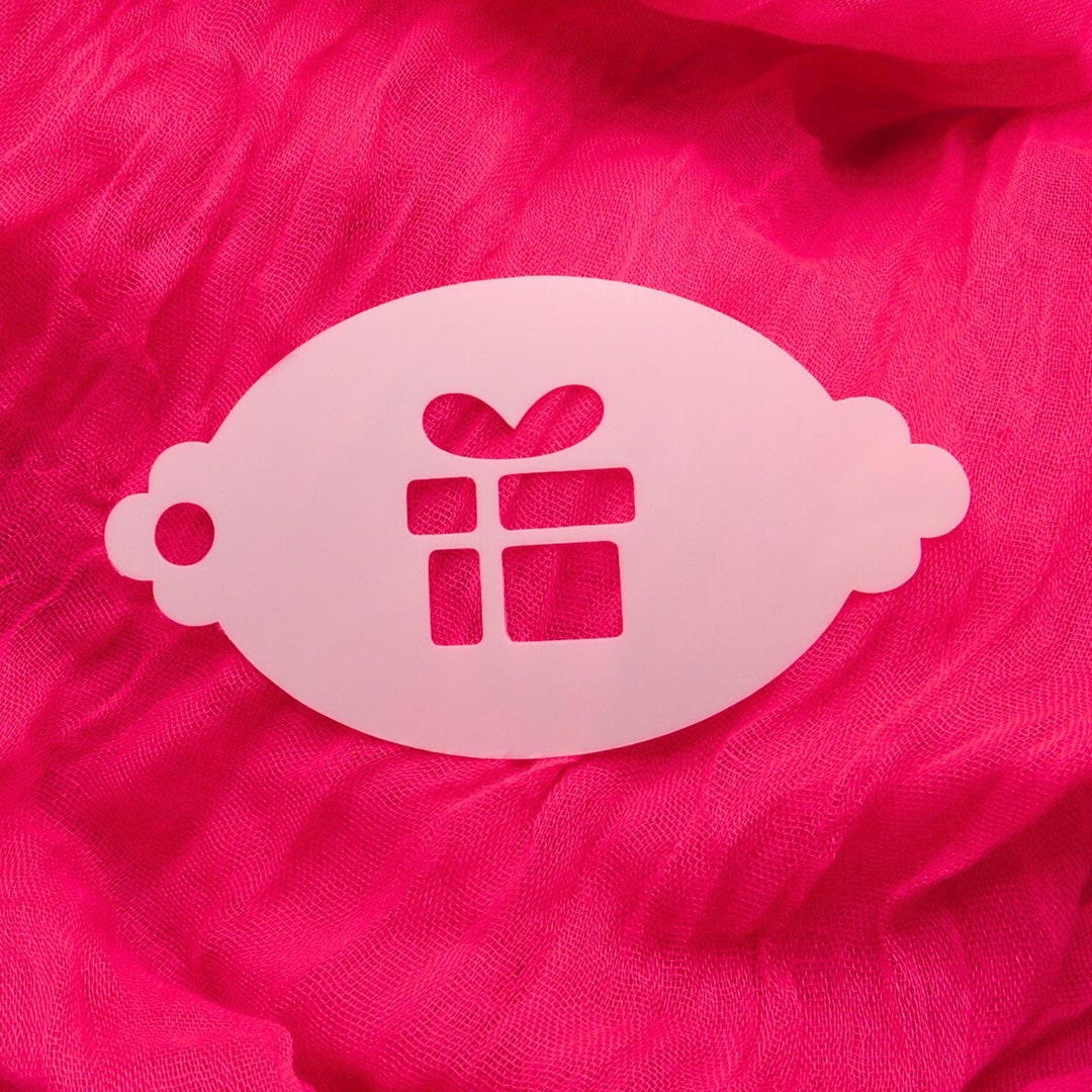 Christmas Present Face Painting Stencil - Reusable Face and Body Art ...