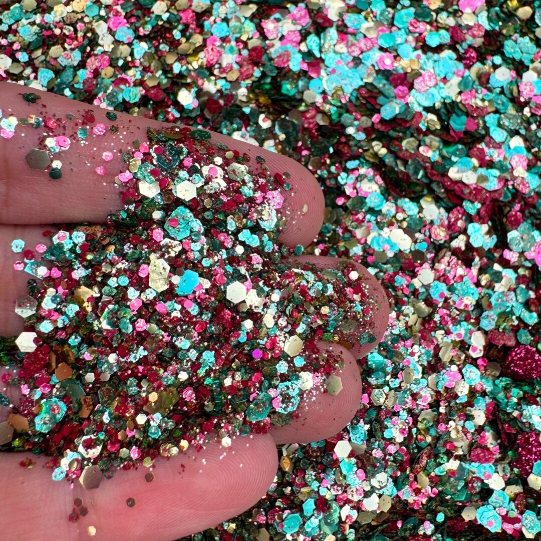 Reggae River Biodegradable Glitter: Red, Gold, Green Eco Face & Body ...