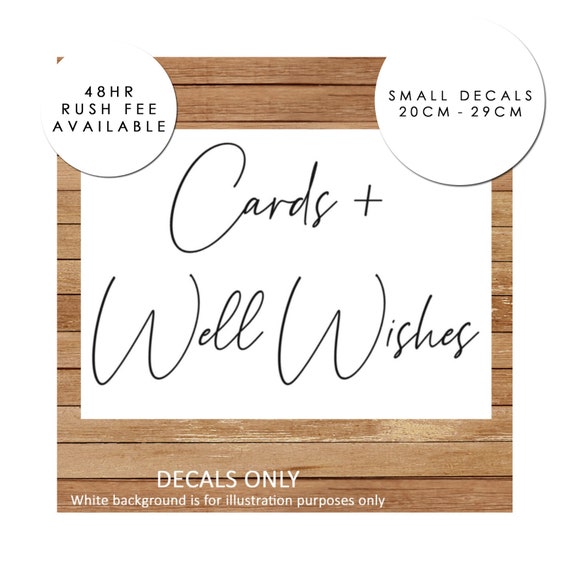 Wishing Well Vinyl Decals Stickers DIY Custom Names Labels - Etsy Australia