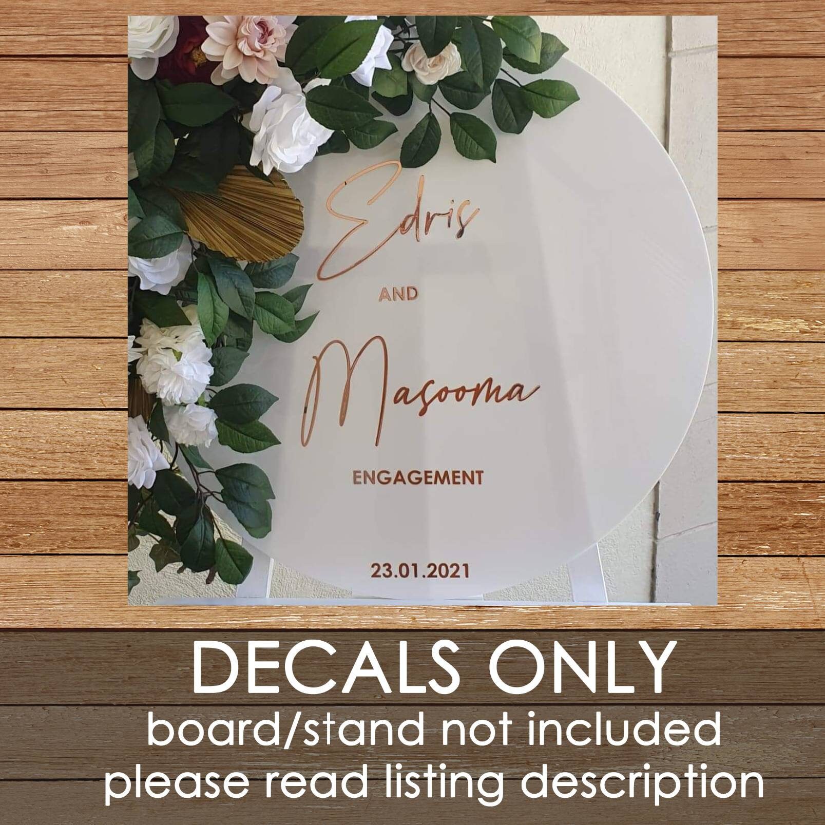 Stickers Welcome Signs Wedding Signs Event Sign Vinyl Decals | Etsy