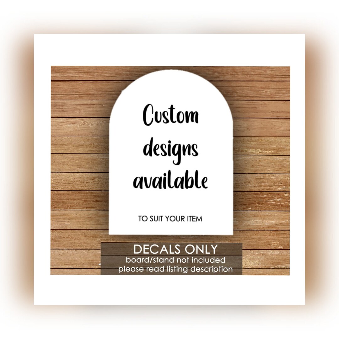 Stickers Welcome Signs Wedding Signs Event Sign Vinyl Decals - Etsy