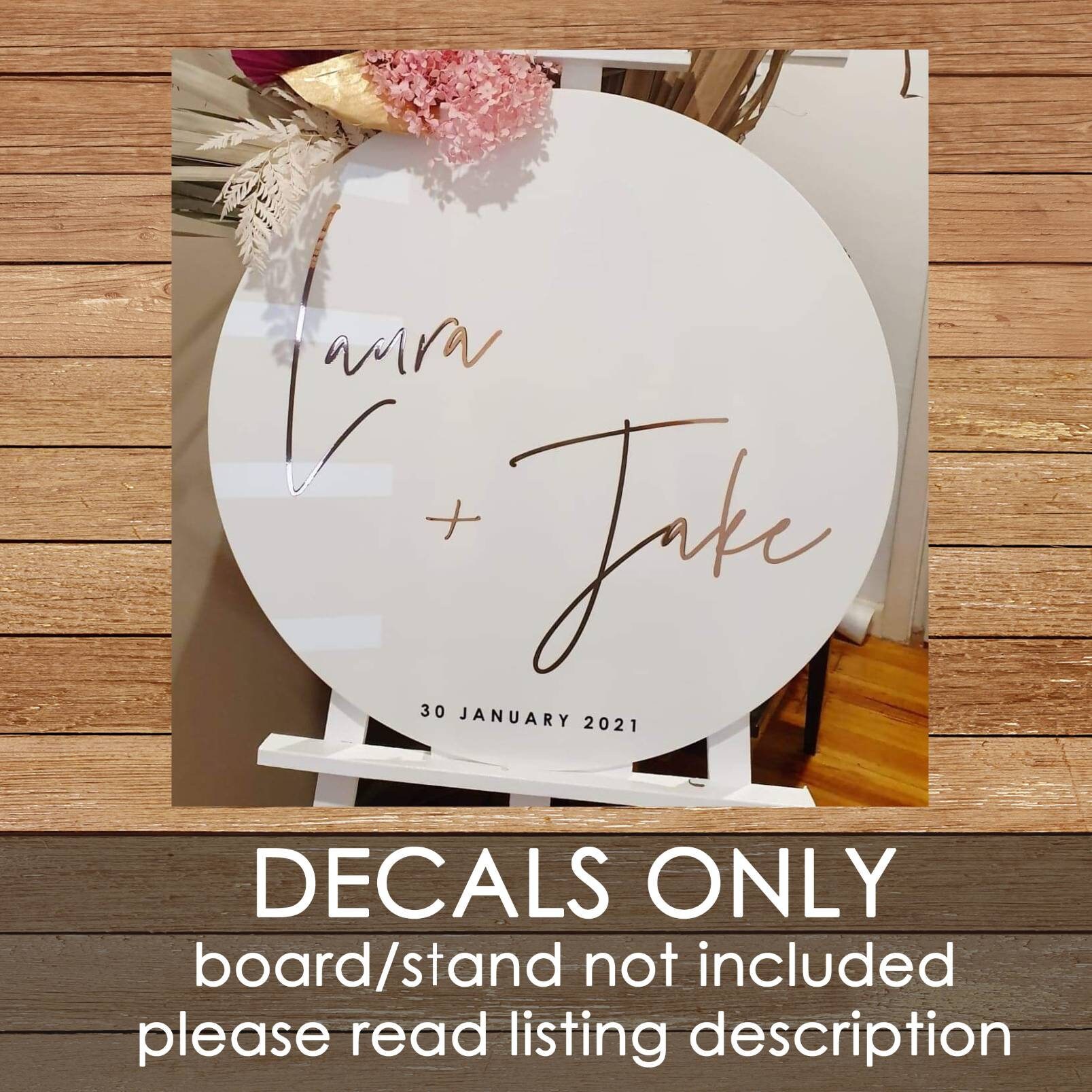 Stickers Welcome Signs Wedding Signs Event Sign Vinyl Decals | Etsy